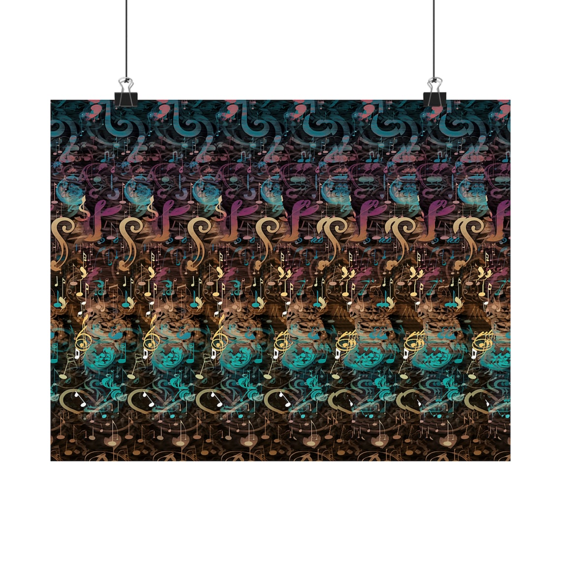 Beautiful Stereogram magic Eye Image of 3D G Key Symbol - Etsy