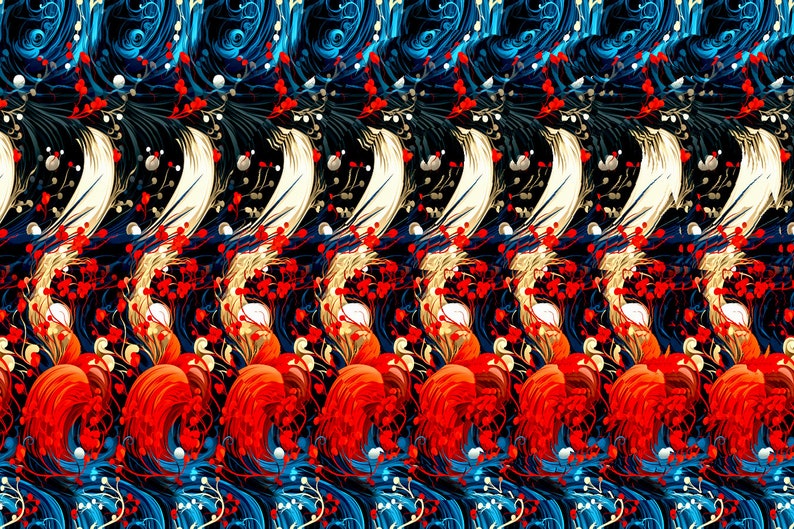 Yin and Yang Chinese Symbol Stereogram (magic Eye) Hidden in a ...