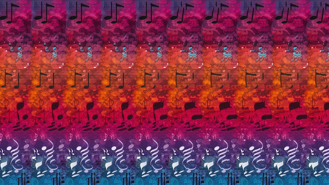 Musical G-key 3D Symbol Stereogram (magic Eye) Image. - Etsy