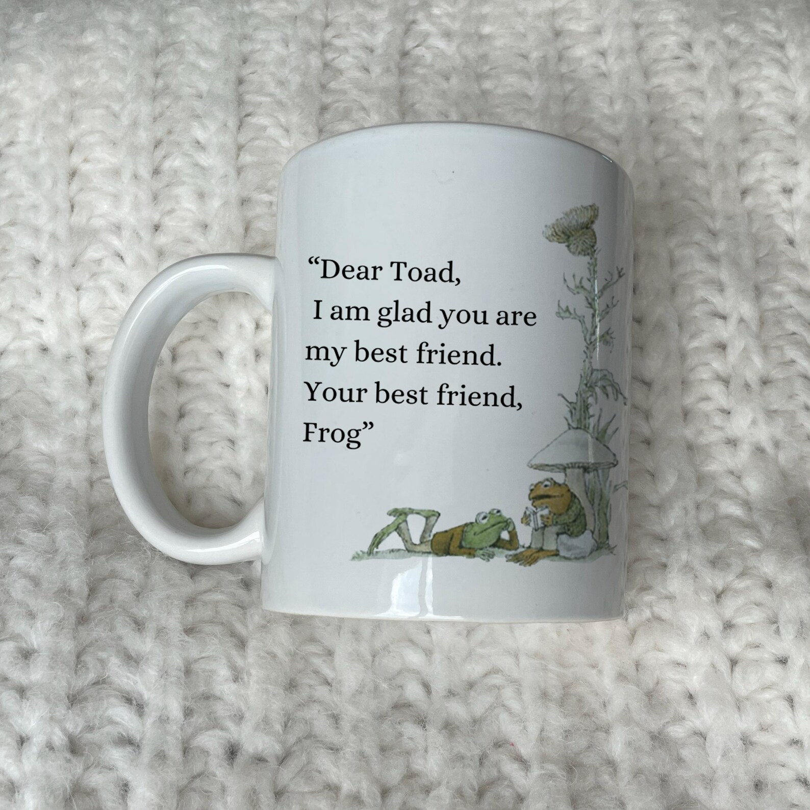 Frog and Toad Mug - Best Friends - Etsy