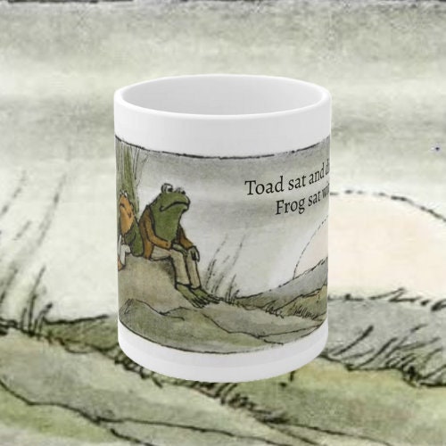 Frog and Toad Mug Toad Sat and Did Nothing - Etsy