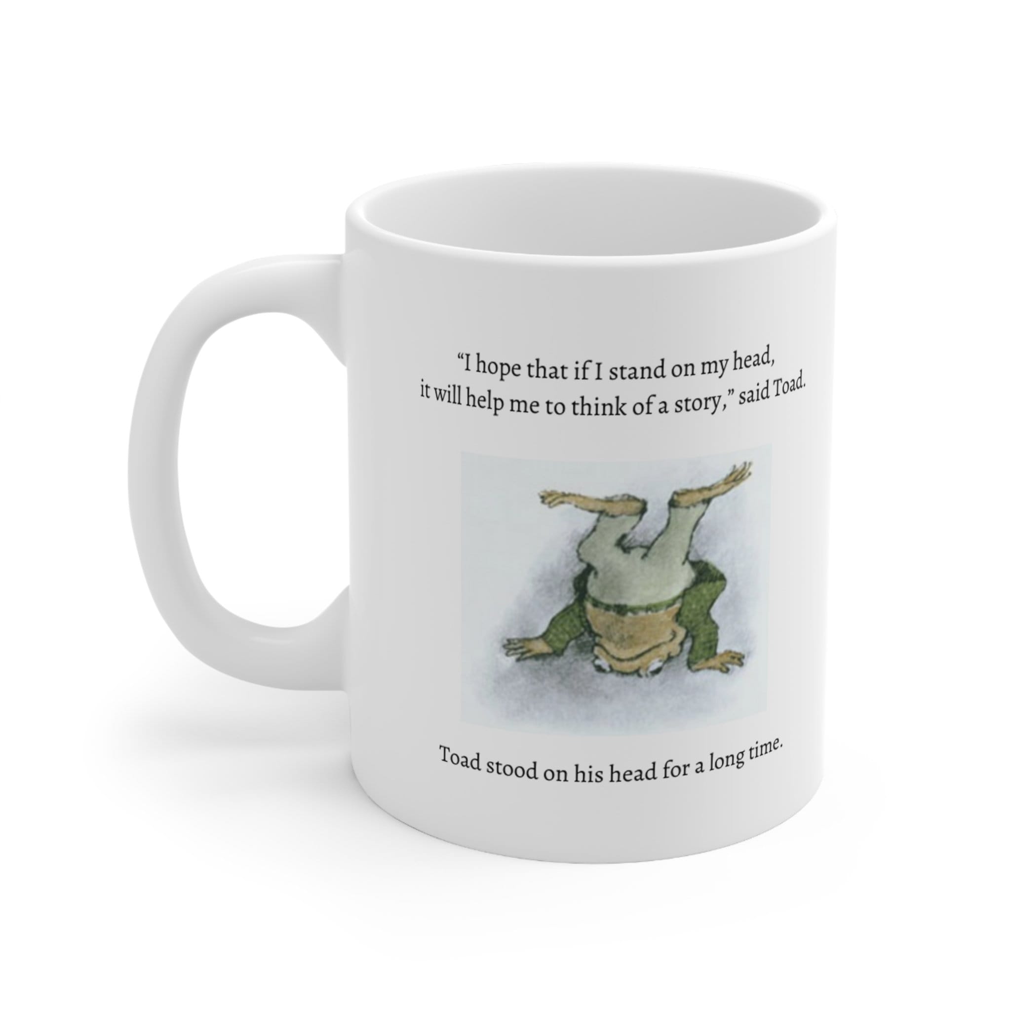 Cottagecore Frog and Toad Mug Toad Does a Handstand - Etsy