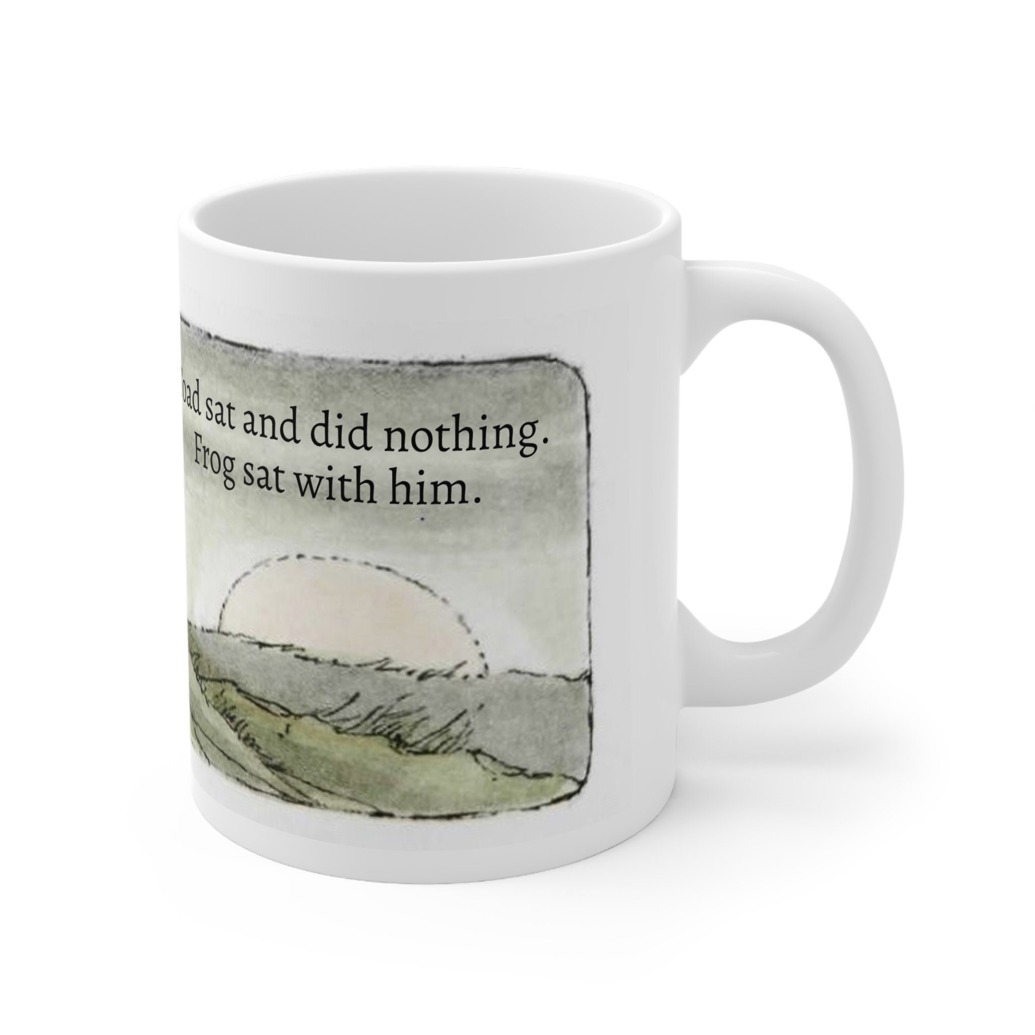 Frog and Toad Mug Toad Sat and Did Nothing - Etsy