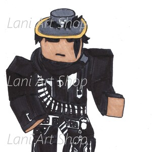 Personalized Art - I Draw Your Roblox Character - Request Drawing OR ...