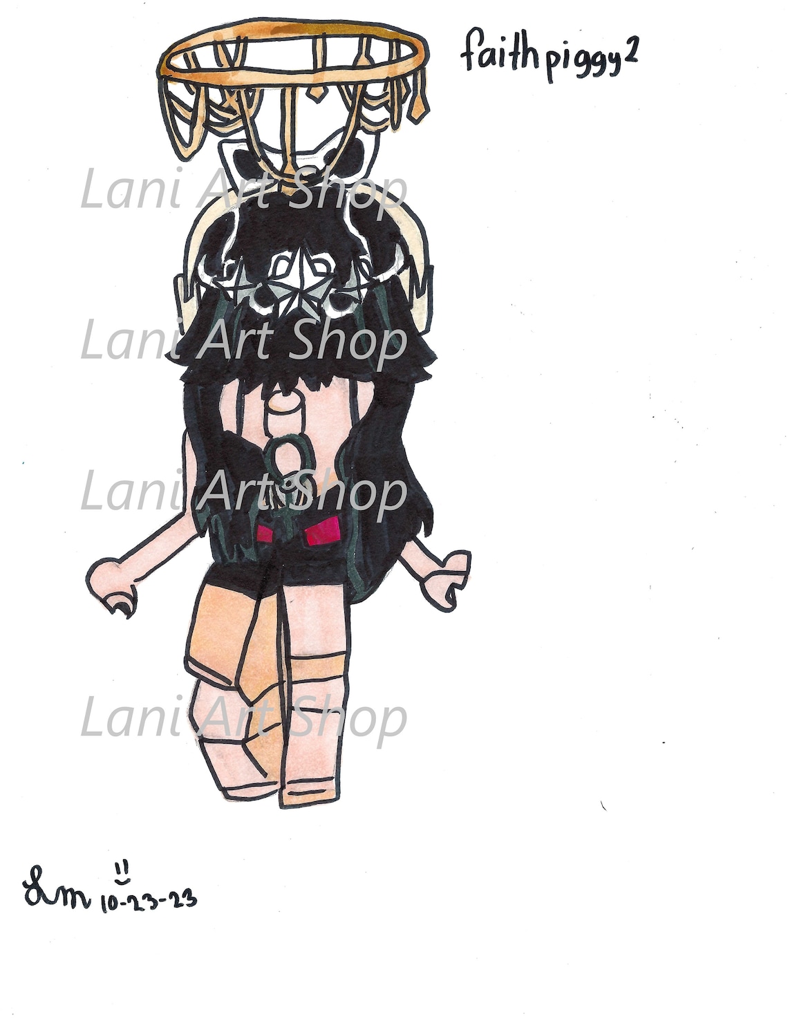 Personalized Art - I Draw Your Roblox Character - Request Drawing OR ...