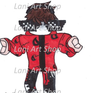 Personalized Art - I Draw Your Roblox Character - Request Drawing OR ...