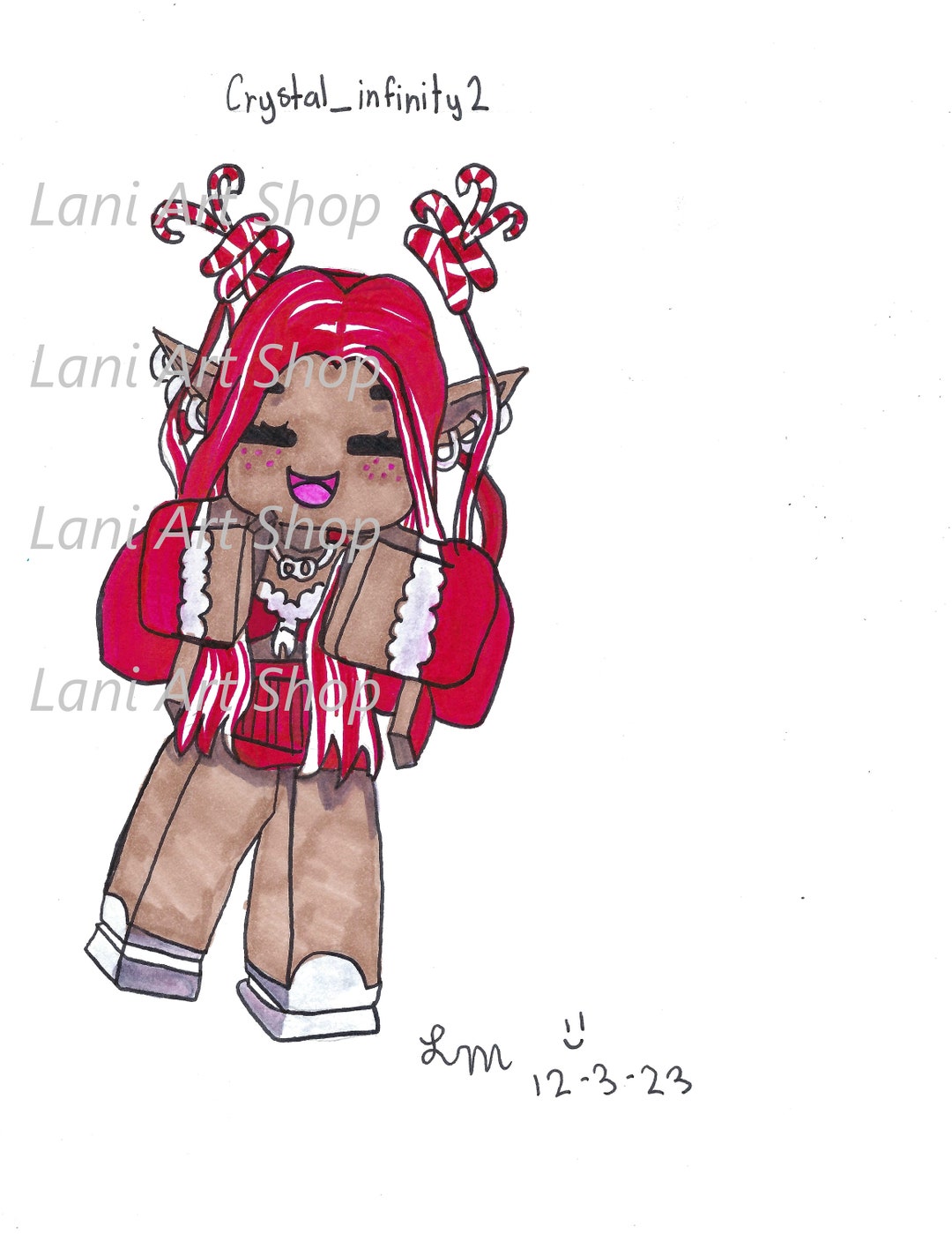 Personalized Art I Draw Your Roblox Character Request New Drawing OR ...