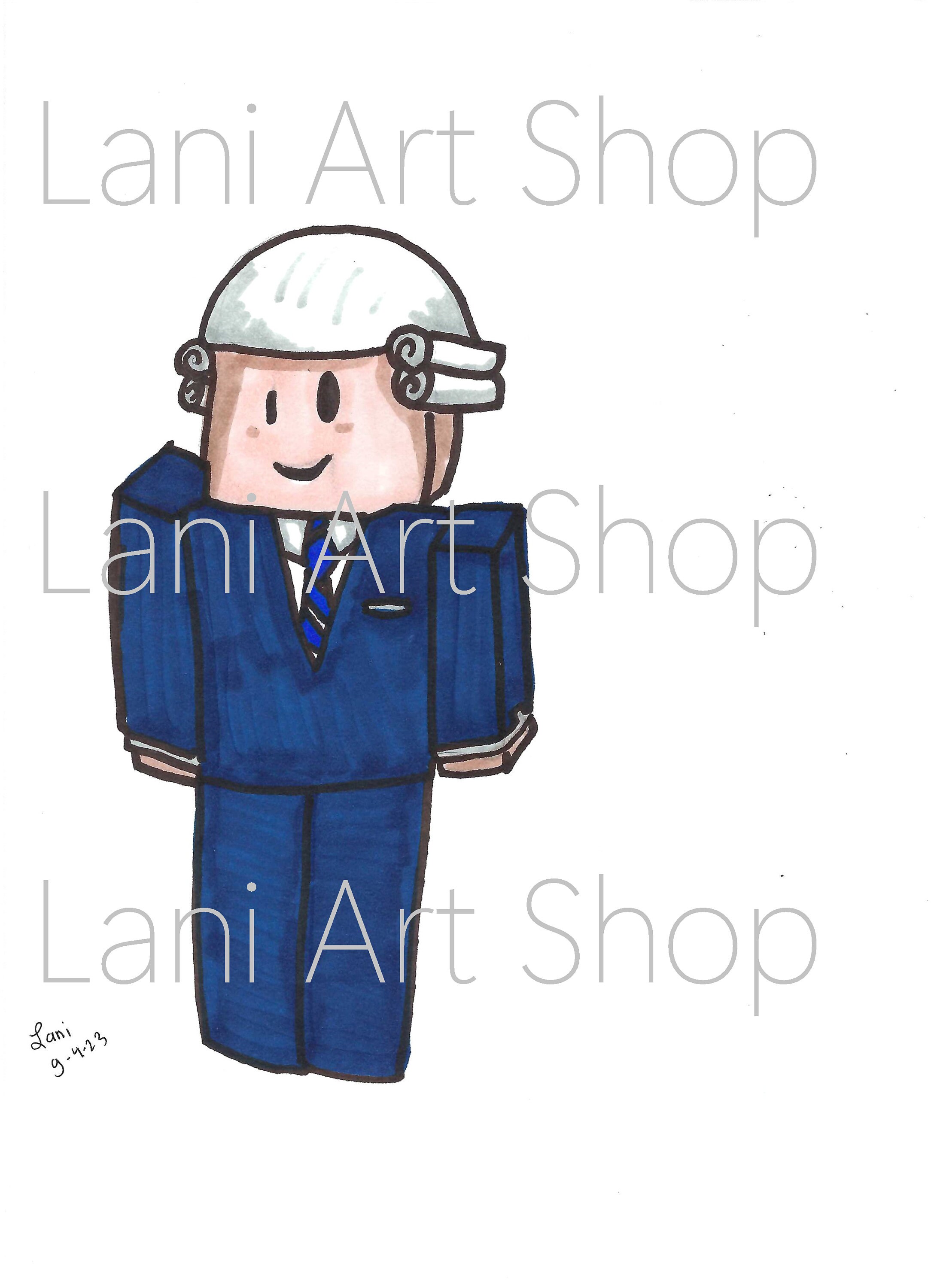 Personalized Art I Draw Your Roblox Character Request New Drawing OR ...