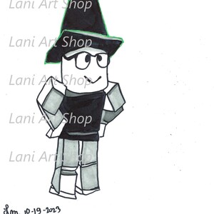 Personalized Art I Draw Your Roblox Character Request Drawing OR Order ...