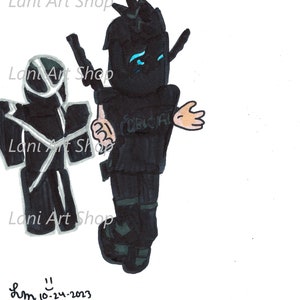 Personalized Art - I Draw Your Roblox Character - Request Drawing OR ...