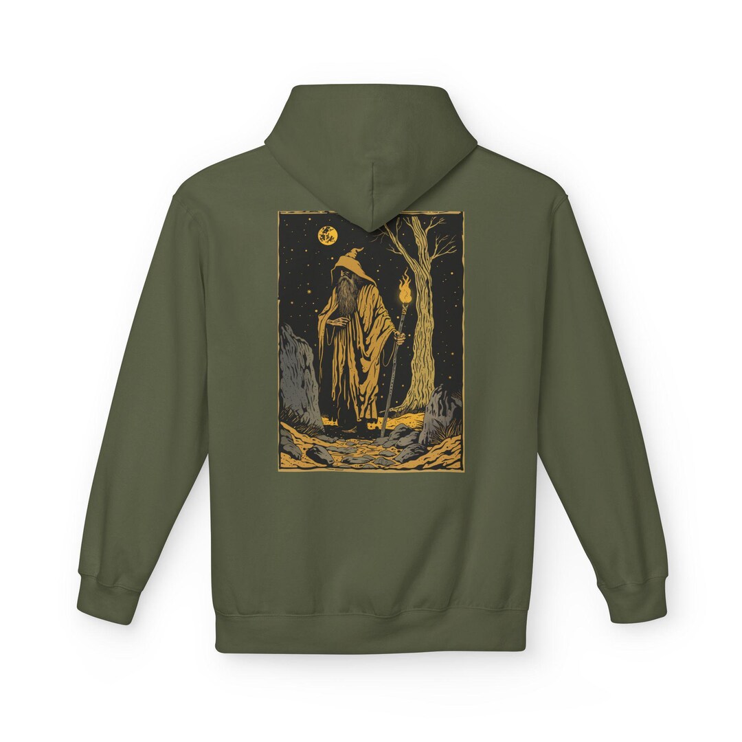 The Hermit Tarot Hoodie, Esoteric Witchy Gift for Introverts - Etsy