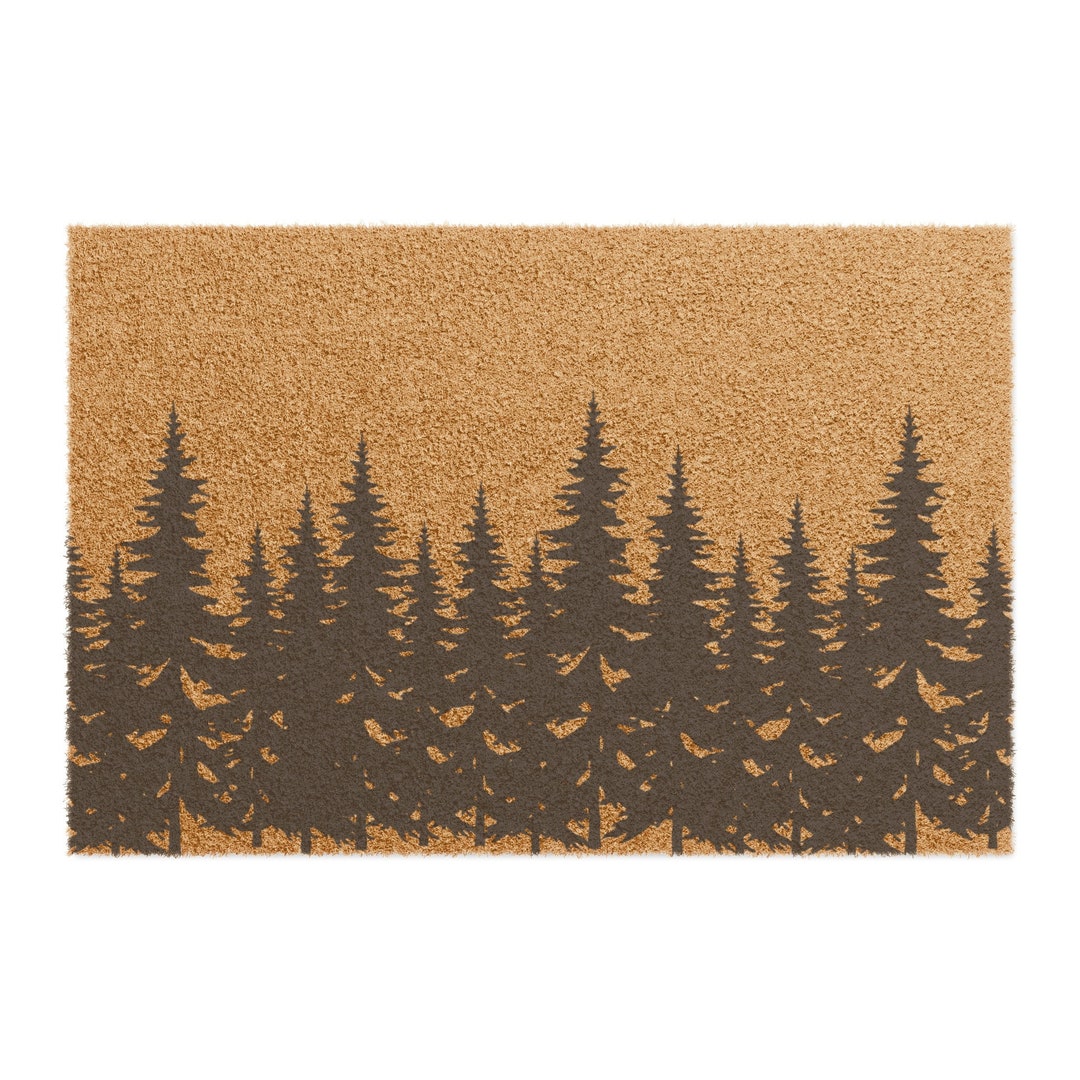 Forest Doormat, Naturecore Welcome Mat, Gift for Home - Etsy
