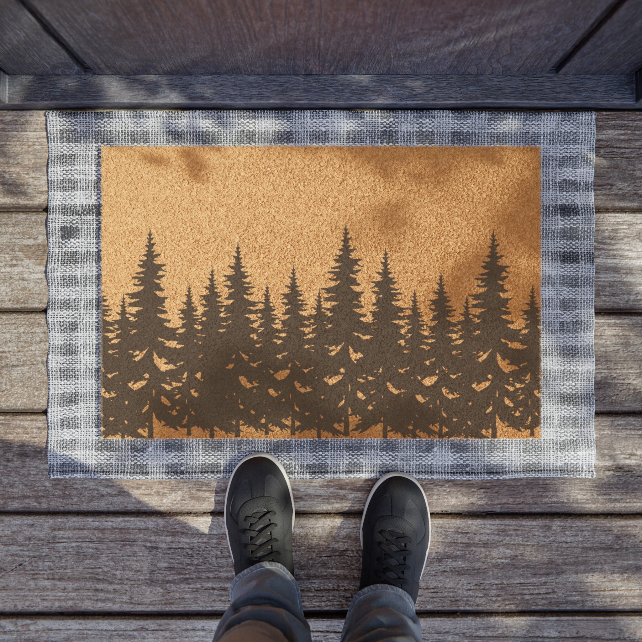 Forest Doormat, Naturecore Welcome Mat, Gift for Home - Etsy