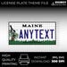 Maine ME USA Blank License Plate Inspired Downloadable Printable High ...