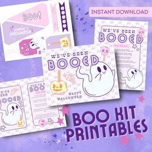 Pastel Halloween Boo Basket Kit: Printable Game (digital Download) - Etsy