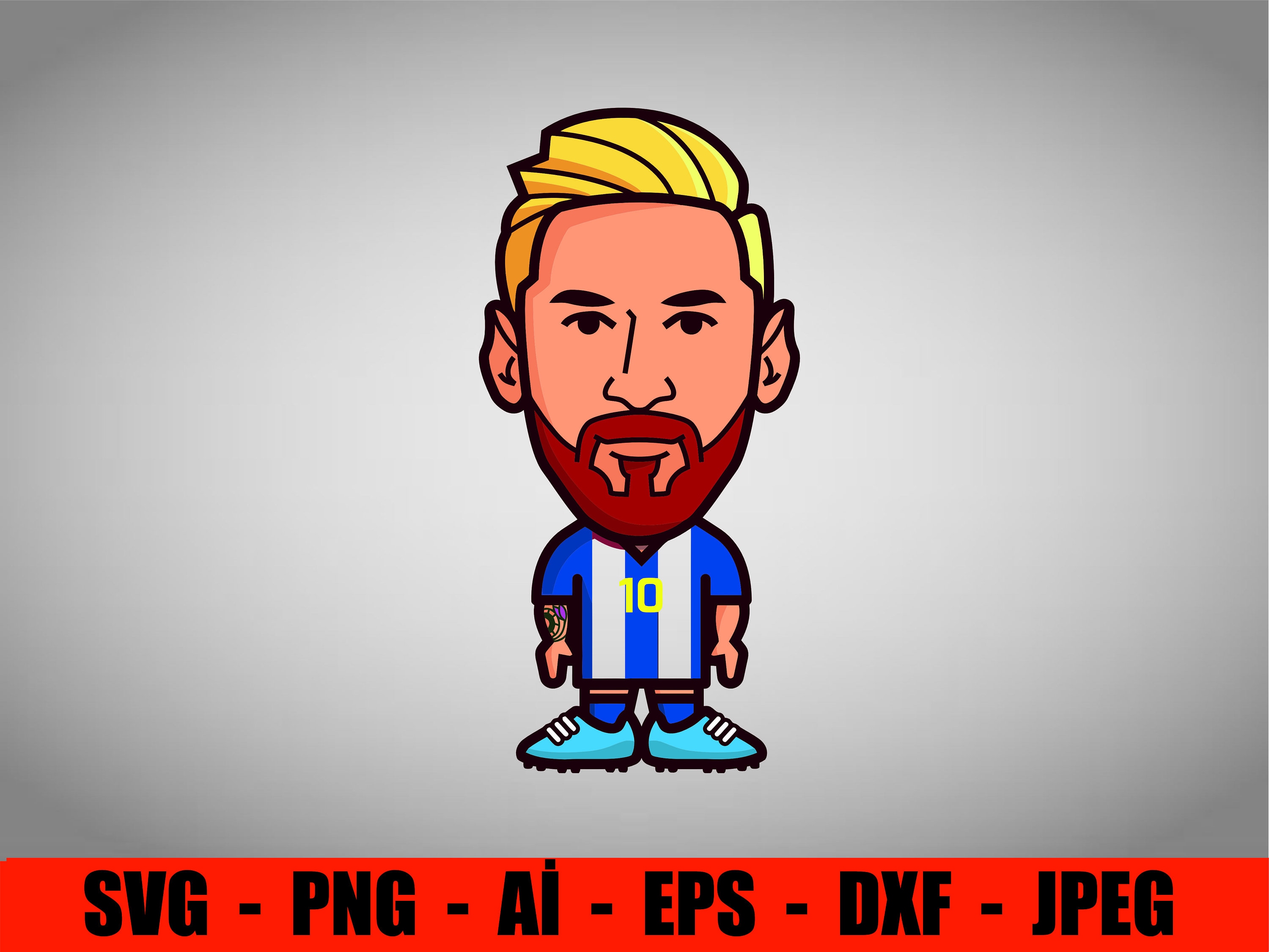 Lionel Messi, Football Superstar, Argentina National Team Editable ...