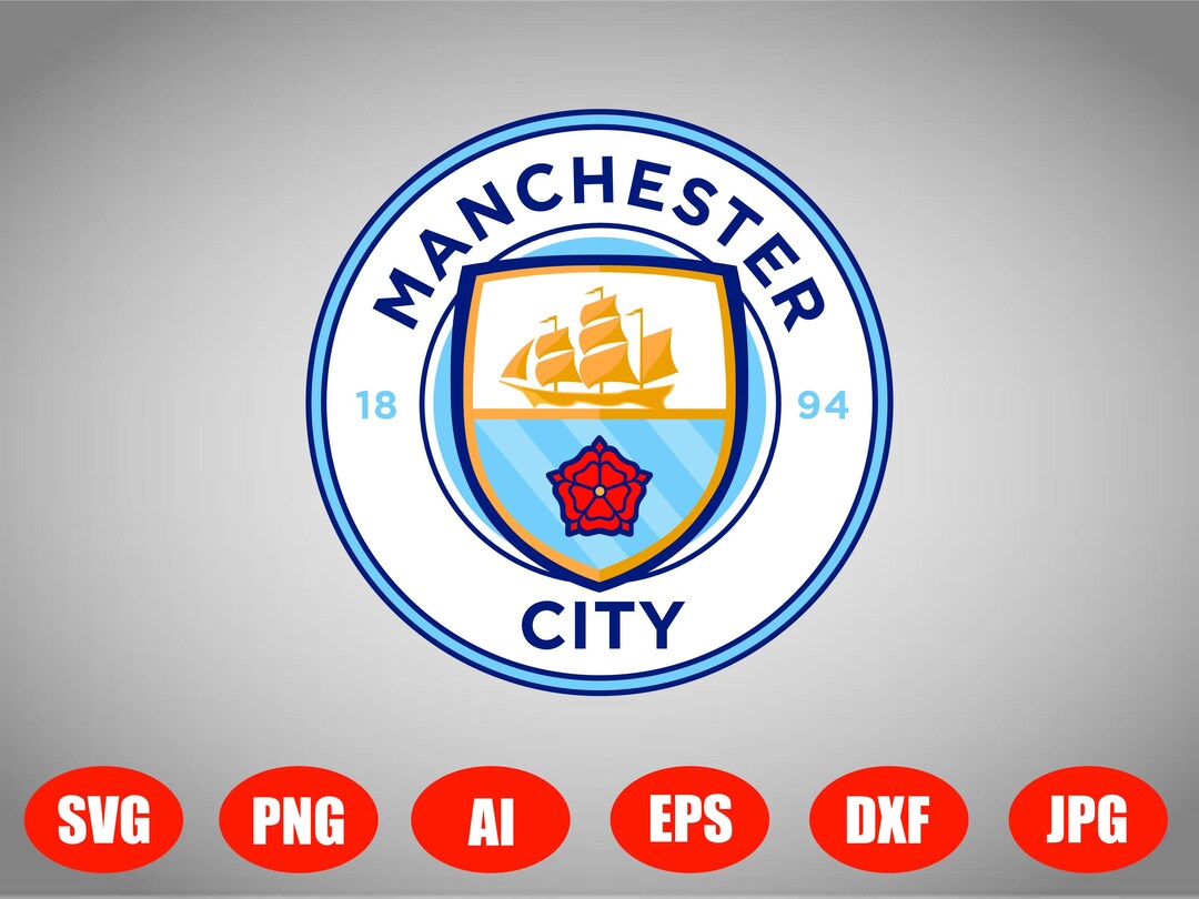 Manchester City SVG, PNG, PDF & Dxf Files | T-shirt Design | Digital ...