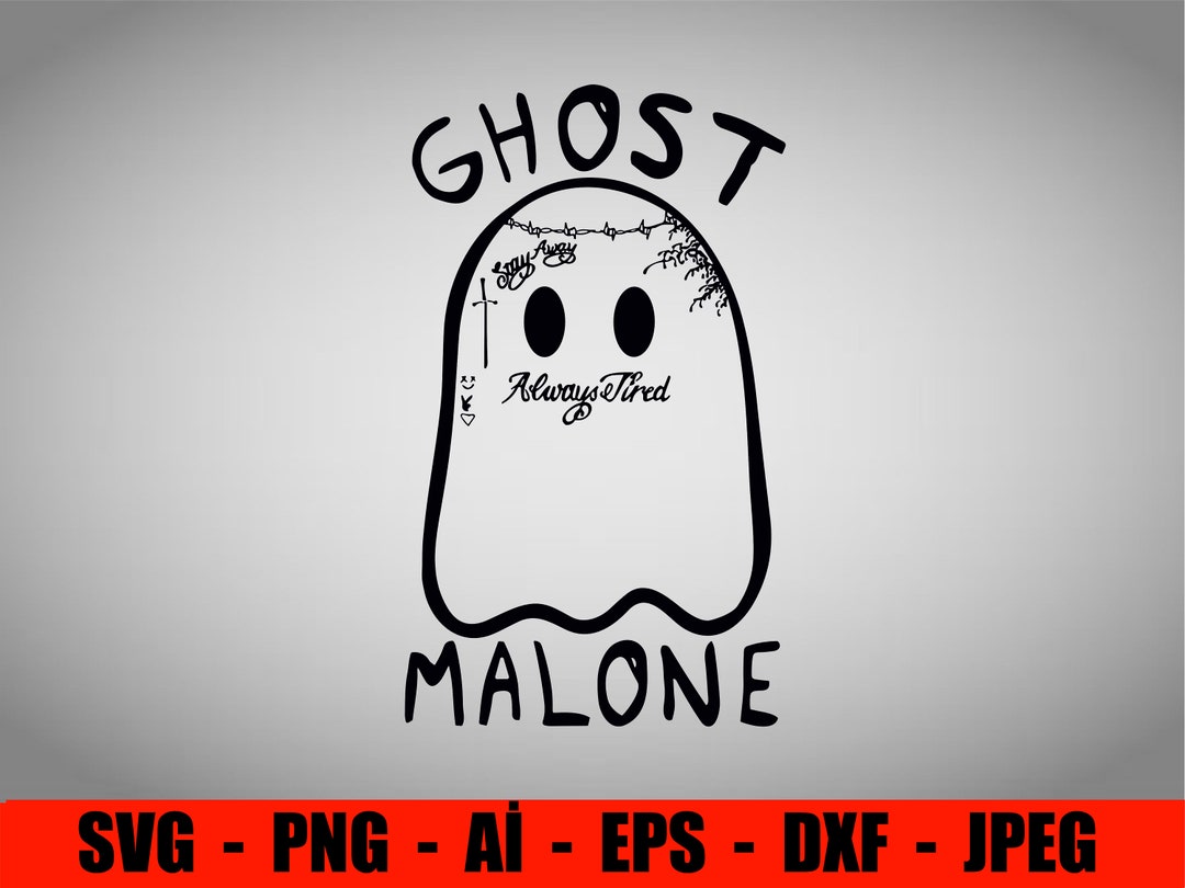Ghost Malone SVG| Halloween Shirt SVG| Funny Halloween Shirt SVG| Ghost ...