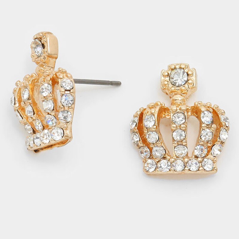 Crown Earrings - Etsy