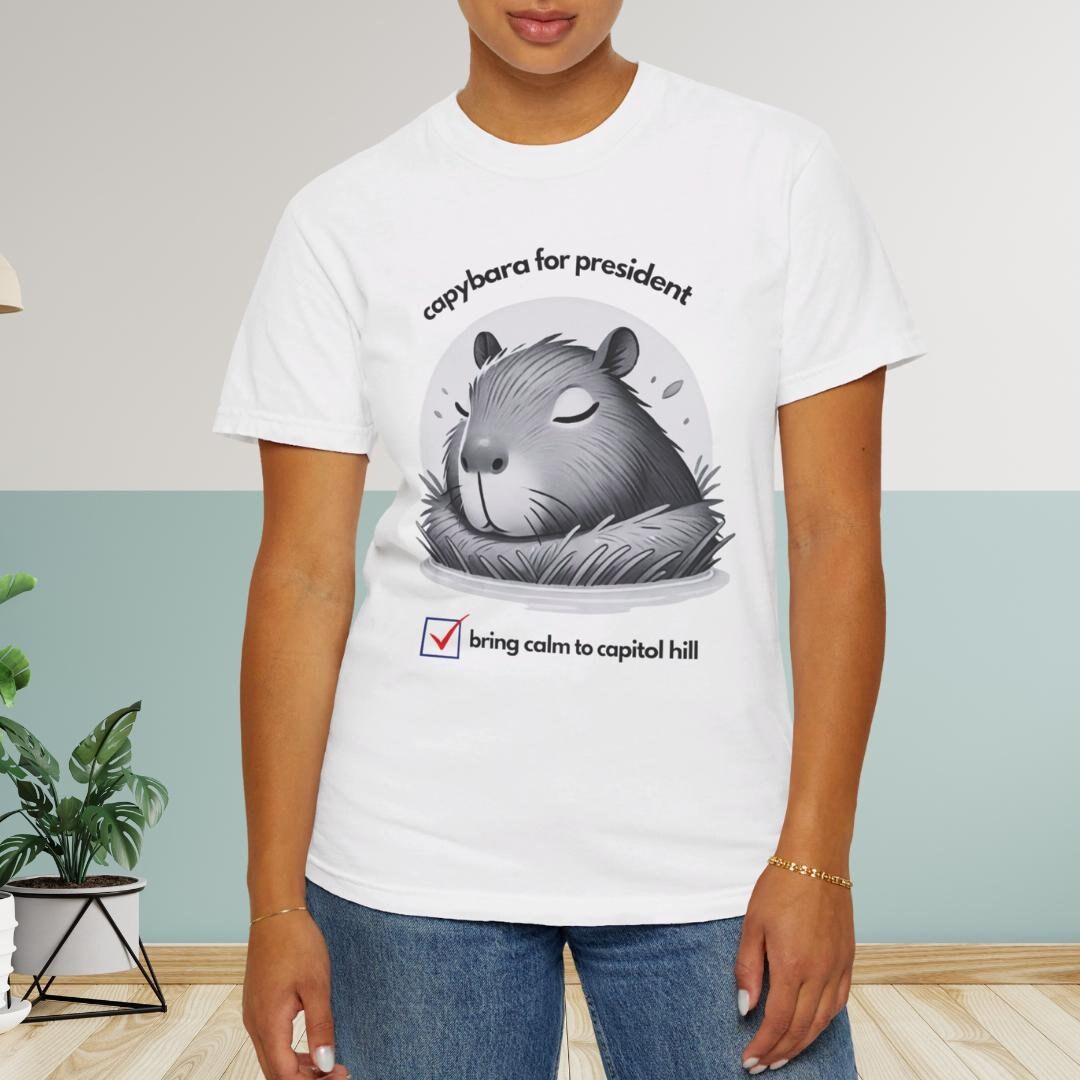 Capybara Shirt, Election 2024 Shirt, Political Shirt, Patriotic Shirt ...