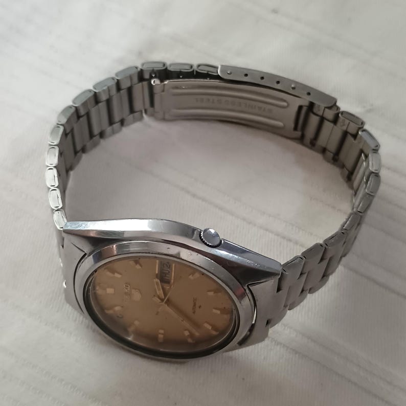 Vintage Seiko 5 Automatic 7009-876A - Gold Dial Day/date - Japanese ...