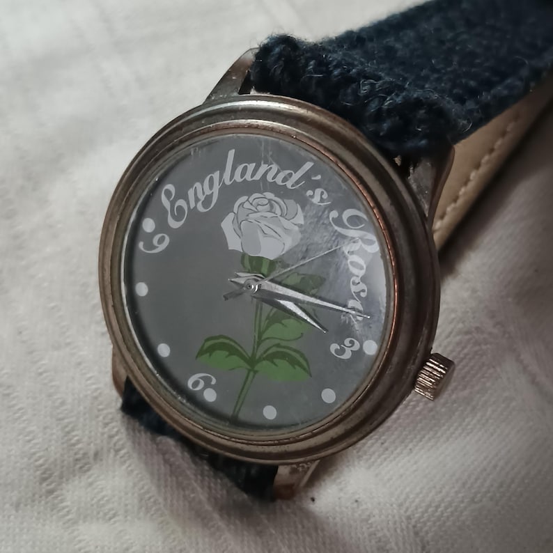 Vintage Princess Diana Tribute Watch, England's Rose Memorabilia, 1997 ...