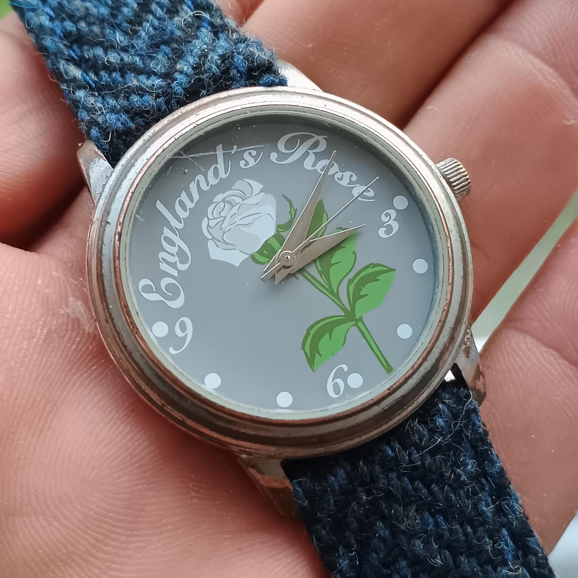 Vintage Princess Diana Tribute Watch, England's Rose Memorabilia, 1997 ...