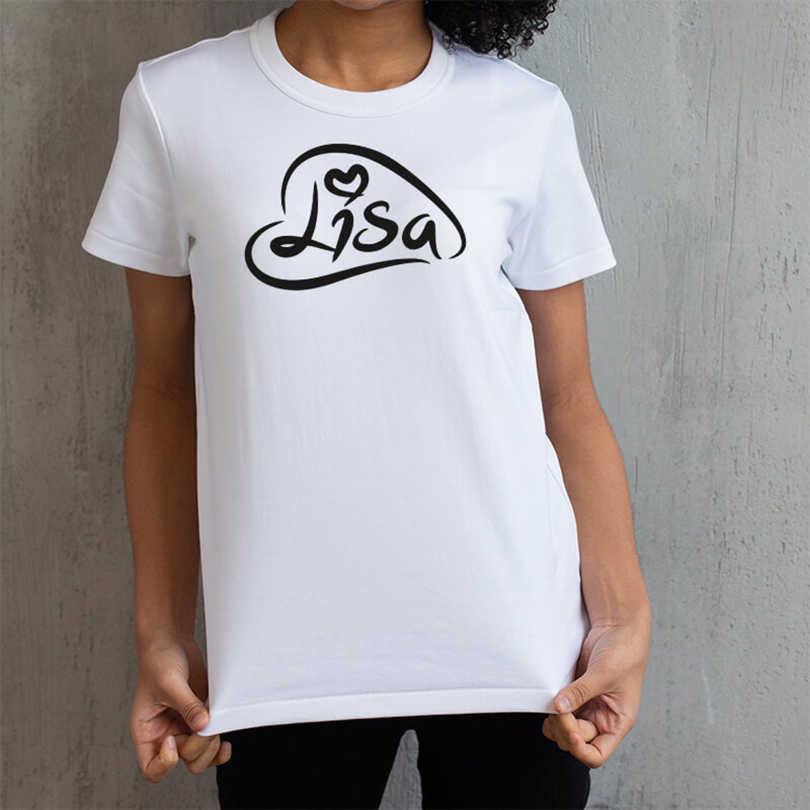 Lisa Name Vector, Lisa Vector for Sticker, Name Vectors, Vector Art ...