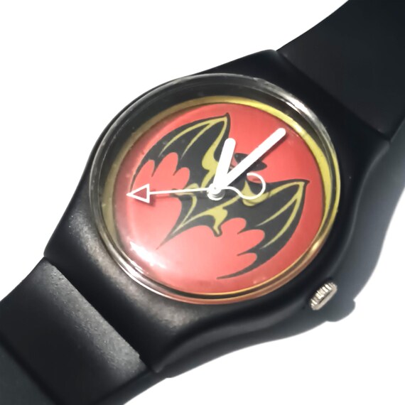 Vintage Bacardi Bat Logo Watch - Rare Promotional Bar… - Gem