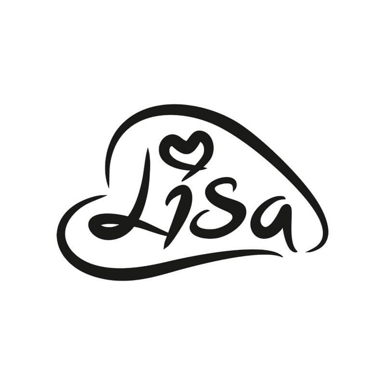 Lisa Name Vector, Lisa Vector for Sticker, Name Vectors, Vector Art ...