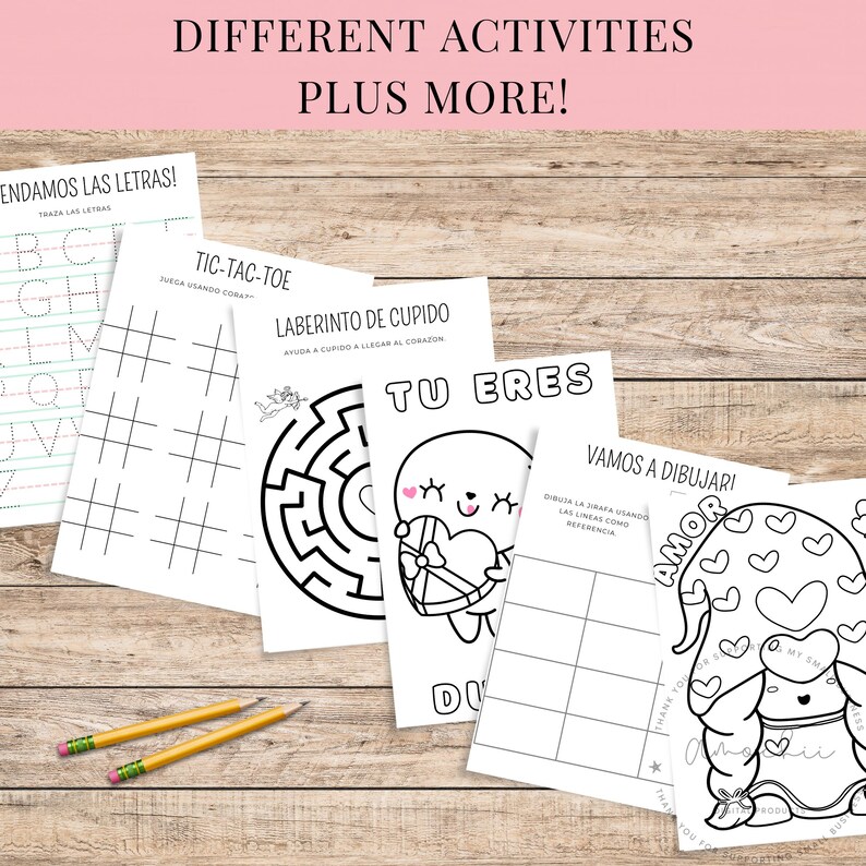 Valentine's Day Games Bundle in Spanish Montessori, Educational ...
