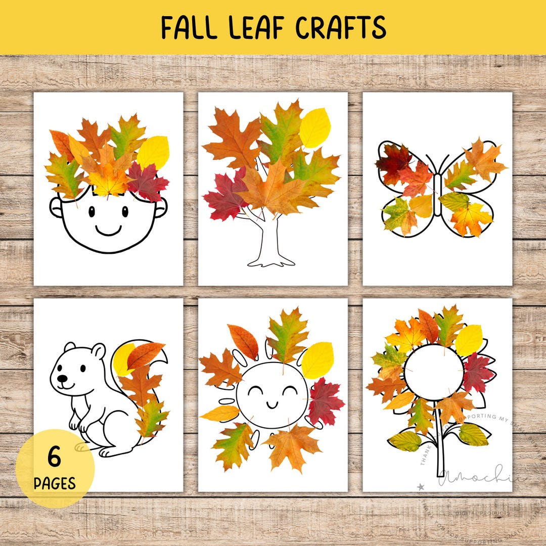 Fall Leaf Craft Activity, Autumn Season, Outdoor Forest School ...