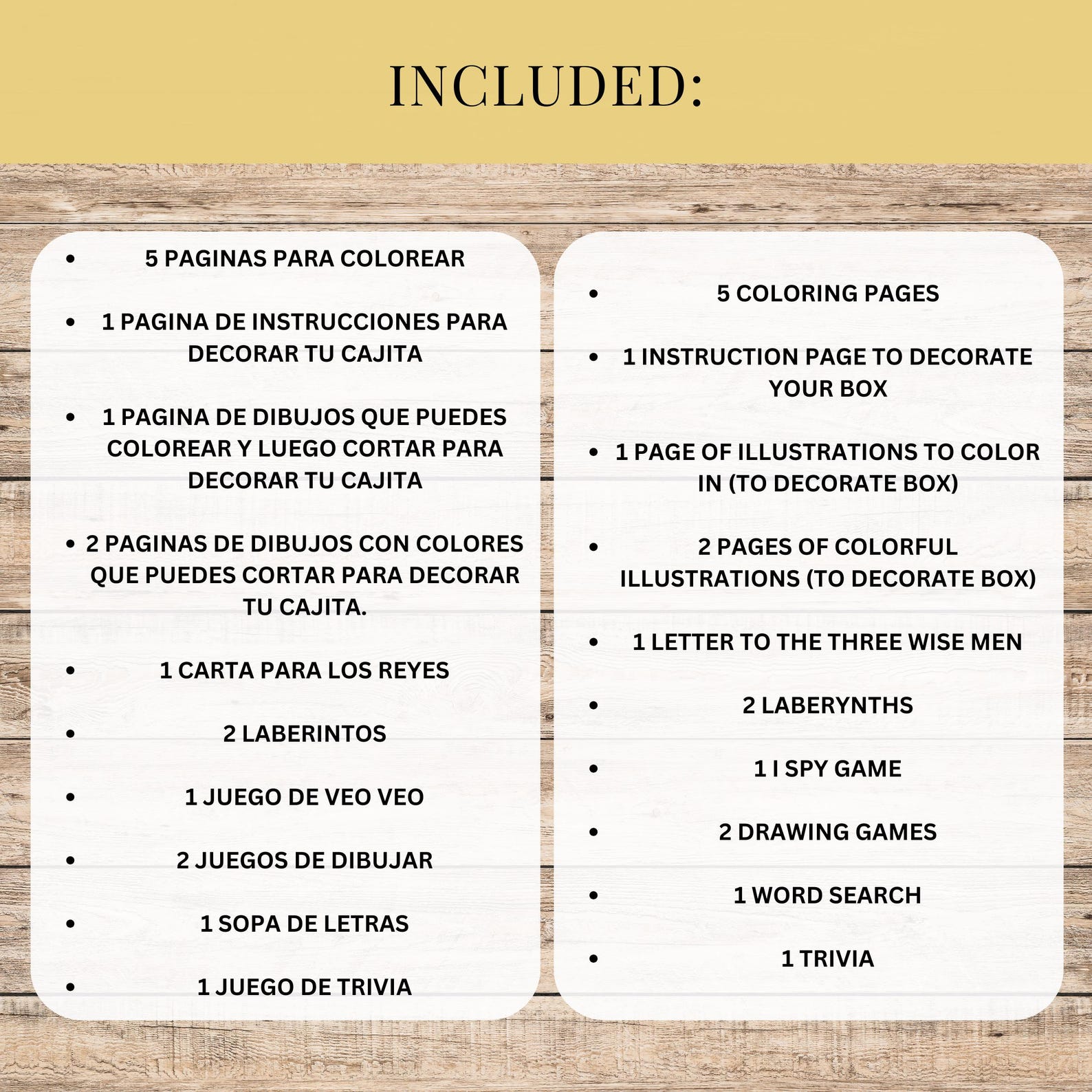Three Wise Men Activity Bundle, Three Kings Day Celebration Games and ...