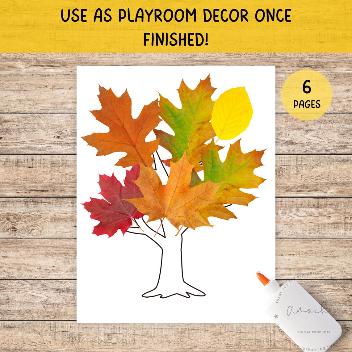 Fall Leaf Craft Activity, Autumn Season, Outdoor Forest School ...
