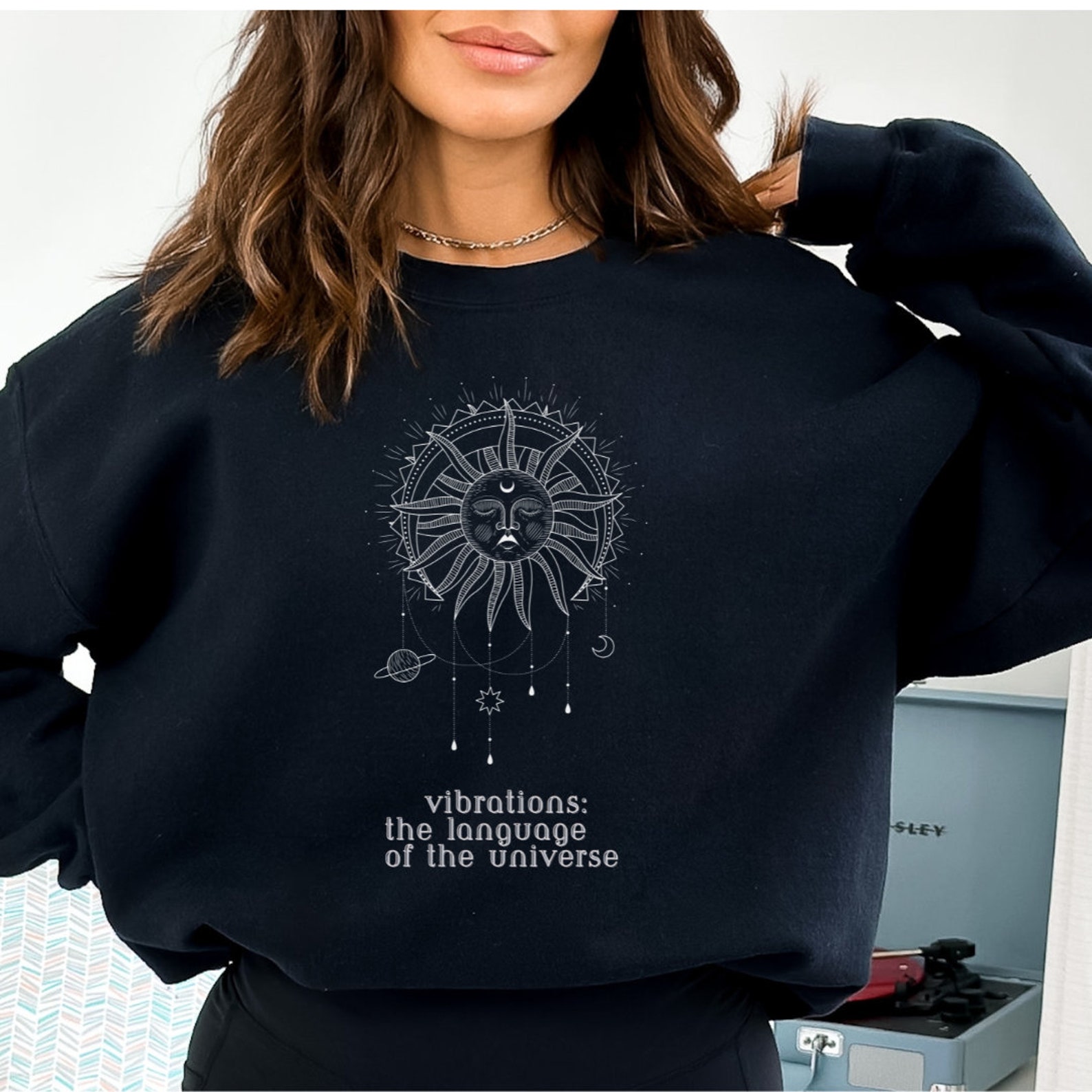 The Universe Boho Sweatshirtpositive Shirt Yoga Clothes Spiritual ...
