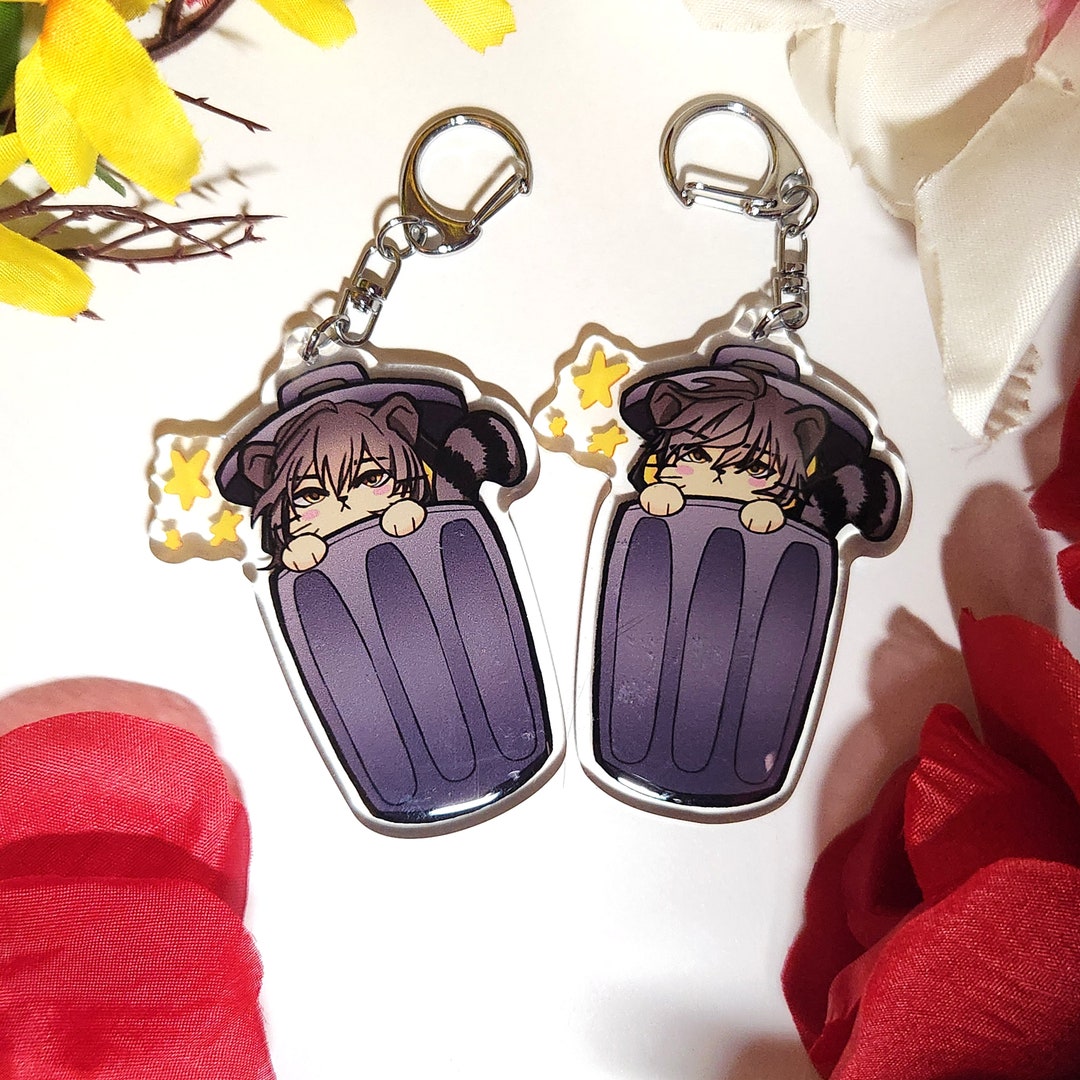 3" Epoxy Stelle/caelus Honkai Star Rail Trash Raccoons Charms - Etsy