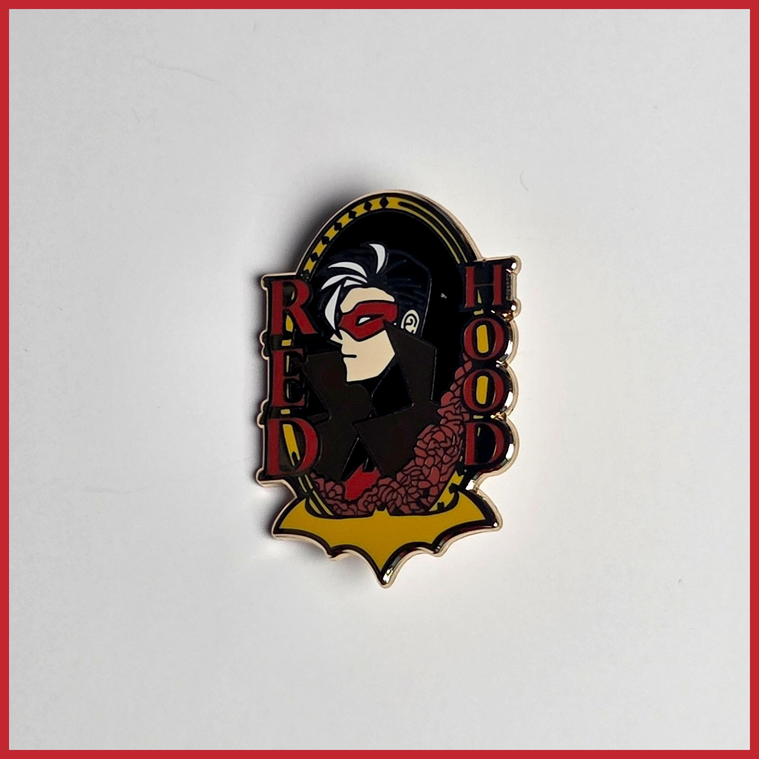 2" Batfam Enamel Pins | Nightwing, Red Hood, Spoiler - Etsy