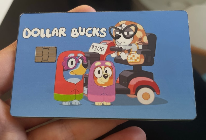 Bluey Credit Card Skin - Etsy