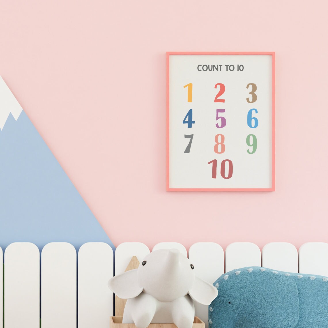 Numbers Poster, Digital Download, Educational Posters for Toddlers ...