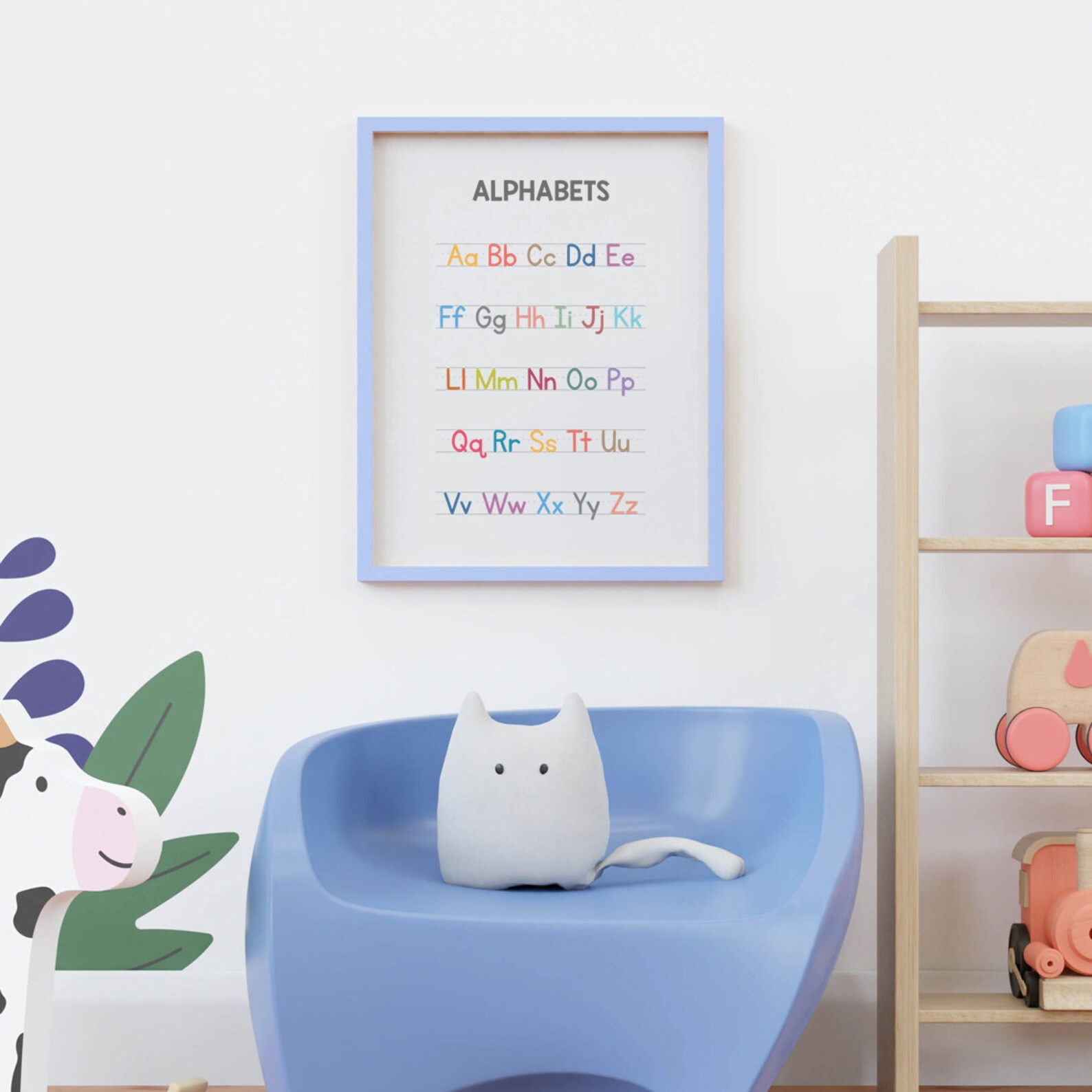 Alphabet Poster, Digital Downloads, Educational Posters for Toddlers ...