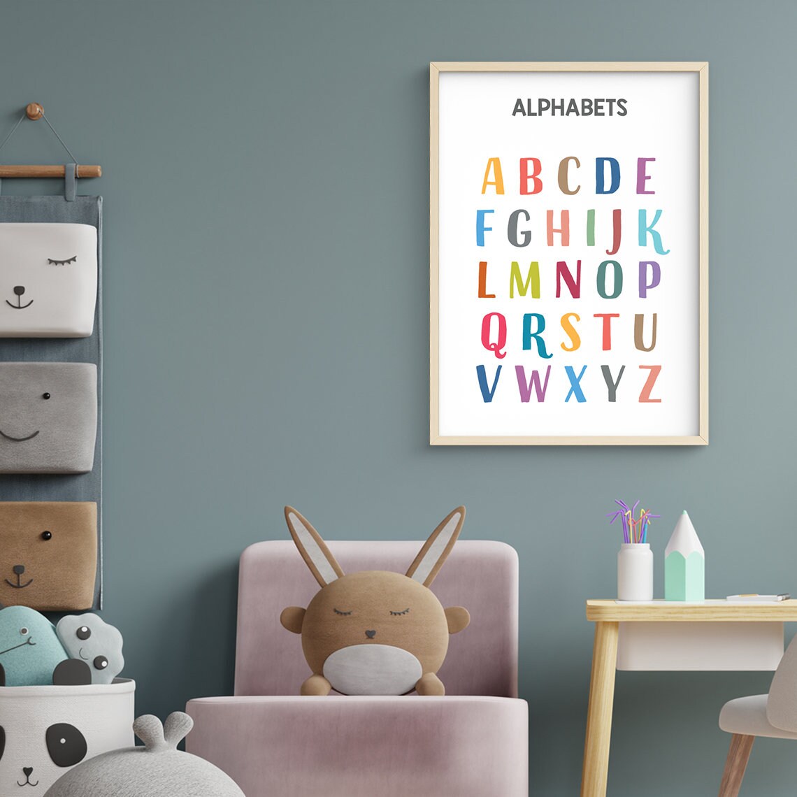 Alphabet Poster Digital Download Educational Posters for - Etsy