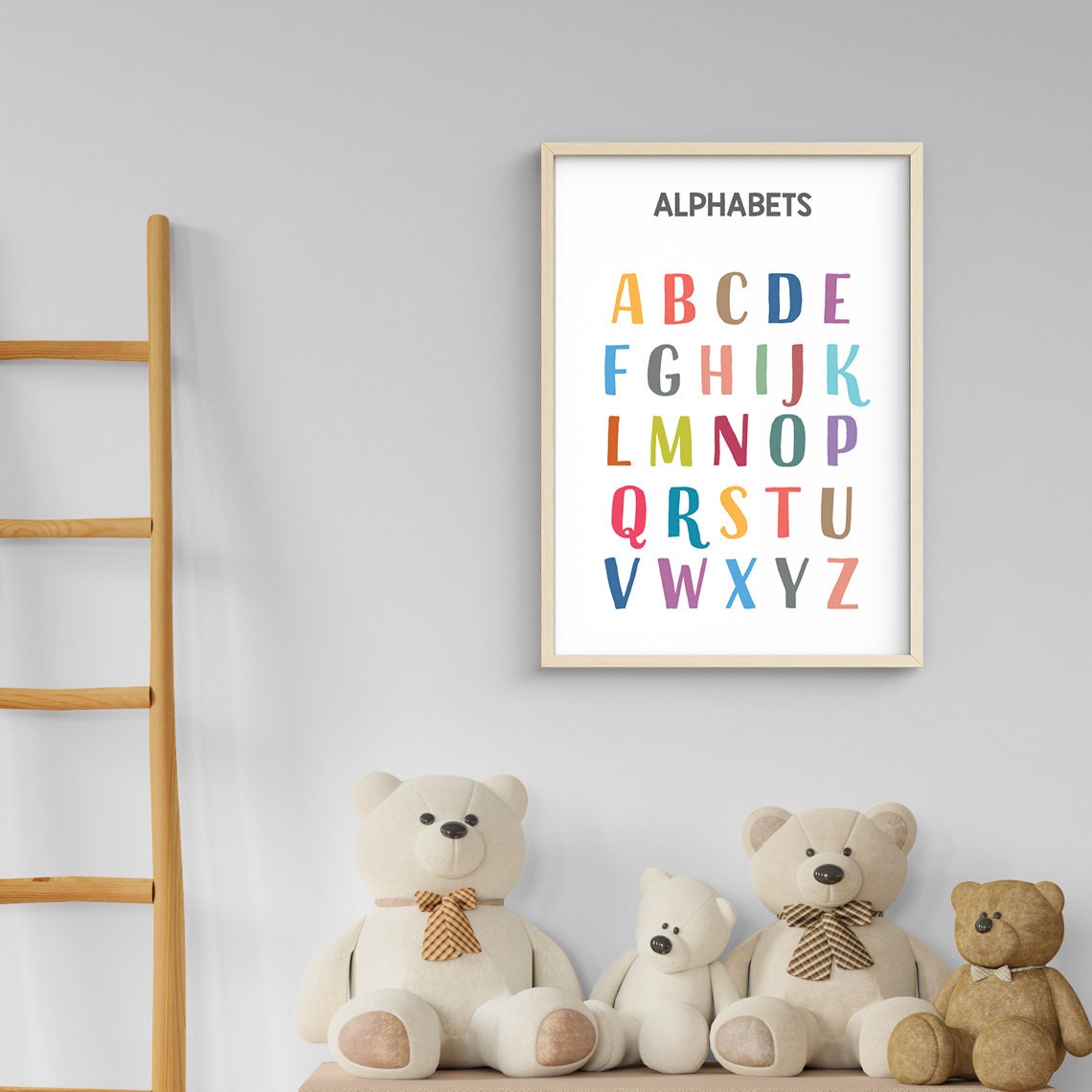 Alphabet Poster Digital Download, Educational Posters for Toddlers ...