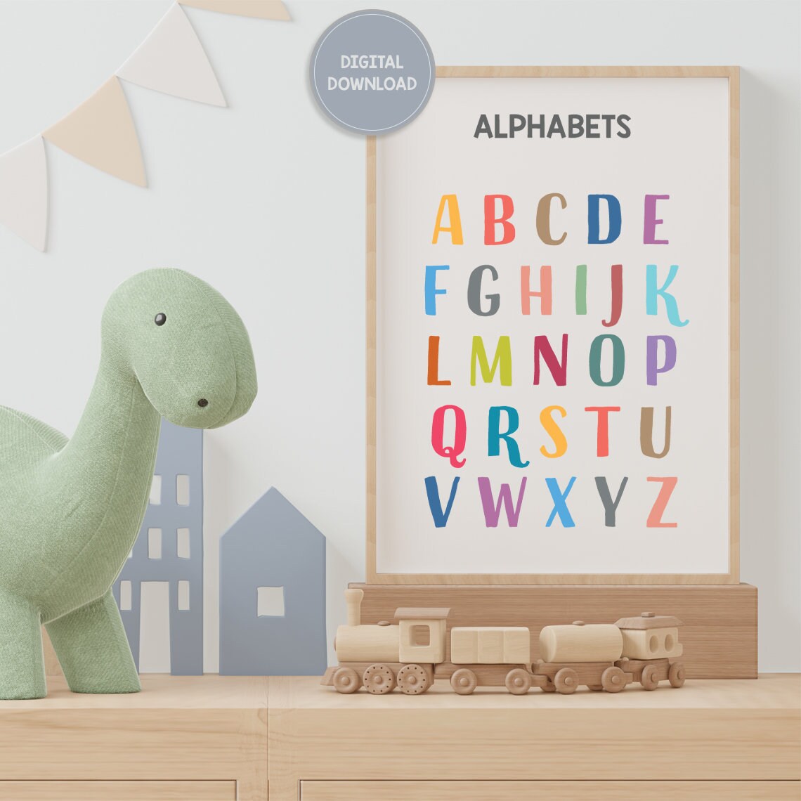 Alphabet Poster Digital Download Educational Posters for - Etsy