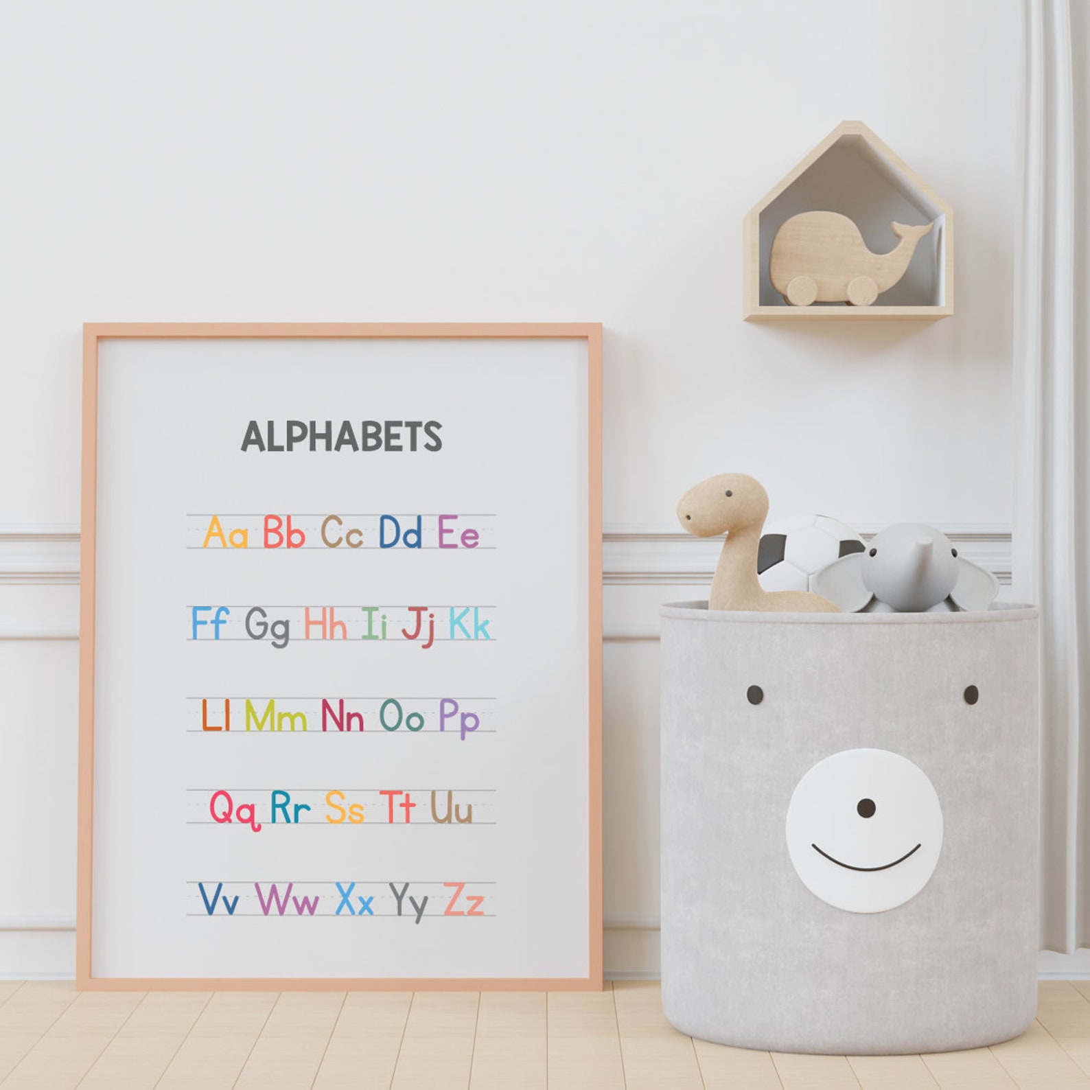 Alphabet Poster, Digital Downloads, Educational Posters for Toddlers ...