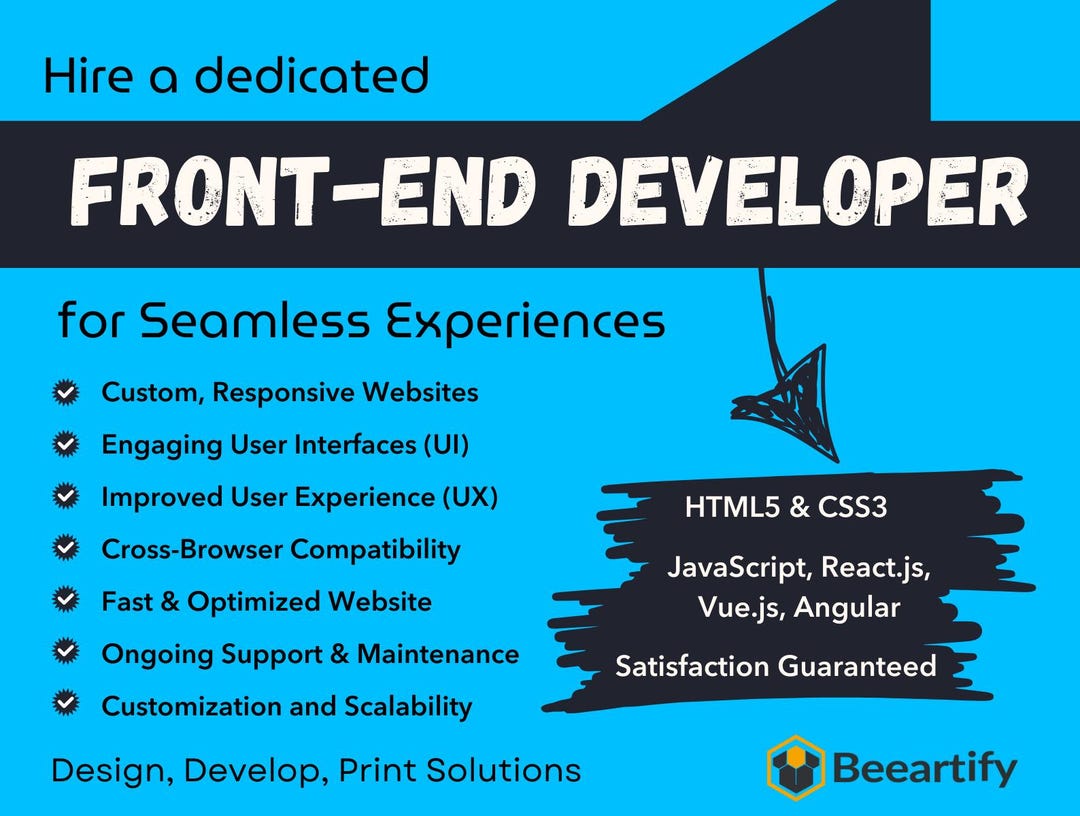 Hire a Front-end Developer, Web Developer, UI/UX Designer, Responsive ...