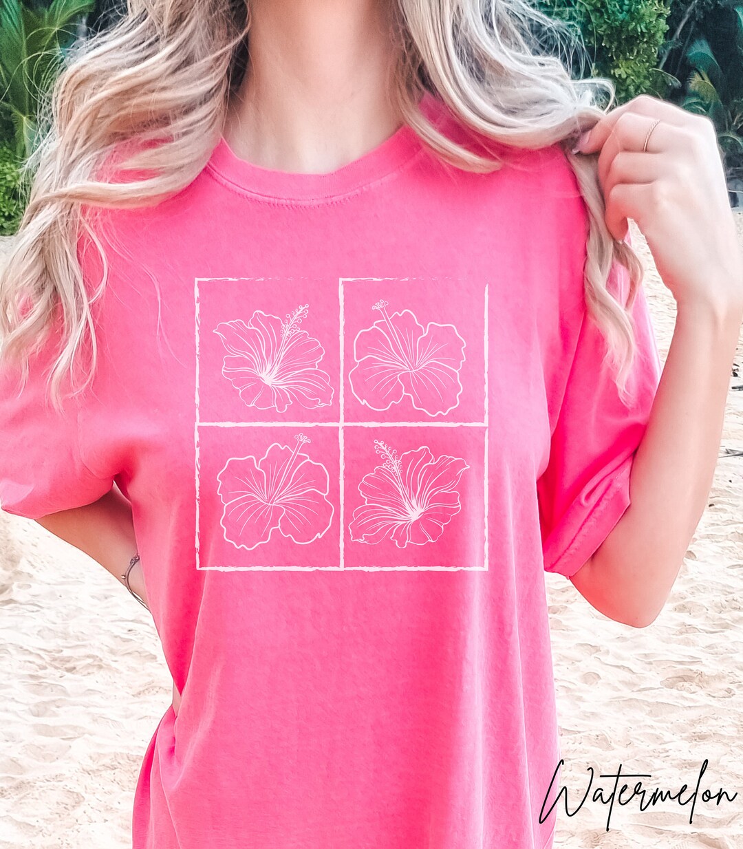 Hibiscus Shirt Coconut Girl Ocean Inspired Style Coconut Girl Clothes ...