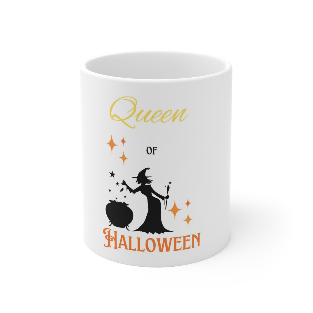 Queen Halloween Witch Cup, Halloween Mug, Coffee Cup , Tea Cup ...