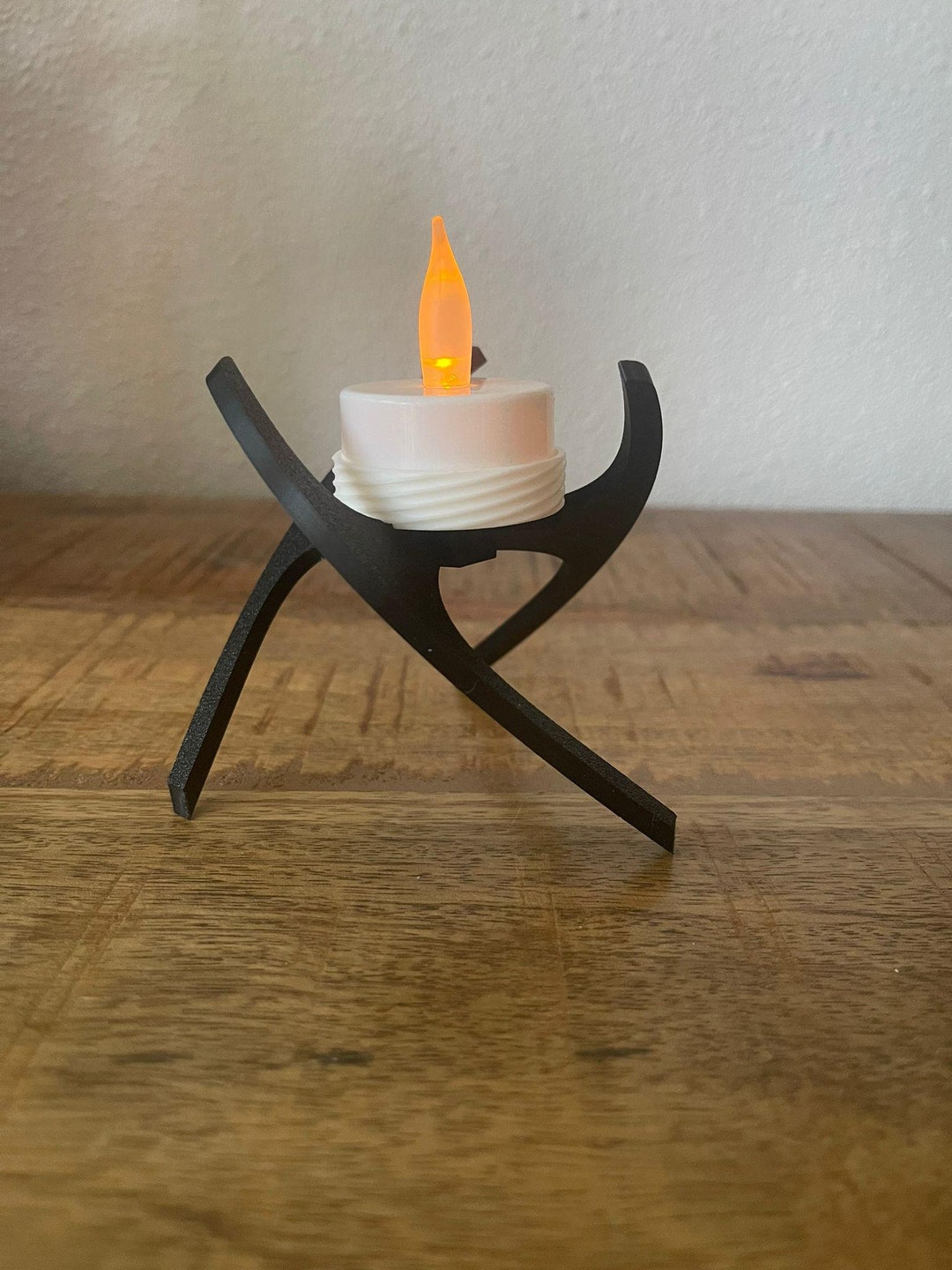 Modern LED Tea Light Holder 3D Printed - Etsy