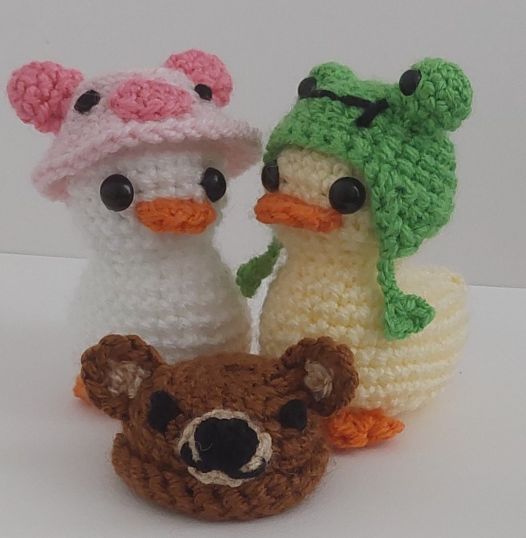Ducks With Hats Crochet Pattern Pdf - Etsy