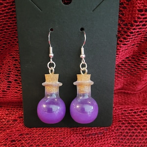 Magical Potion Earrings - Color Changing Potion Jewelry - Handmade ...